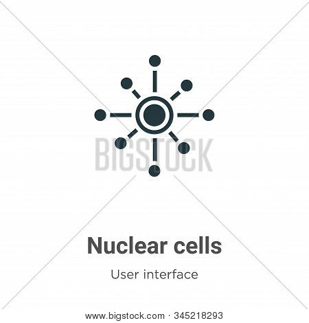 Nuclear Cells Icon Vector & Photo (Free Trial) | Bigstock