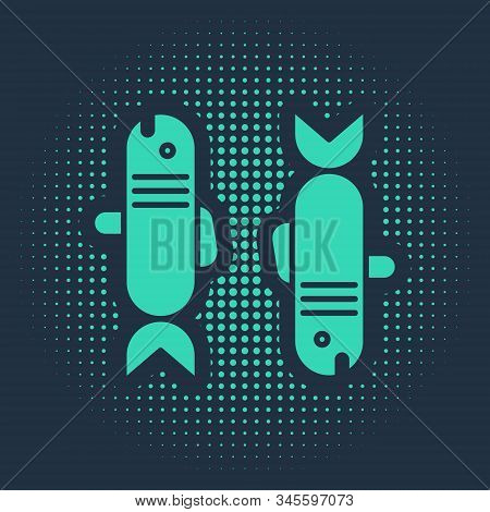 Green Pisces Zodiac Vector & Photo (Free Trial) | Bigstock