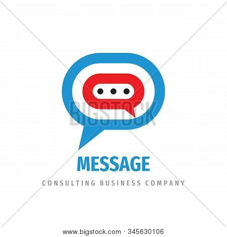 Message Logo Design. Vector & Photo (Free Trial) | Bigstock