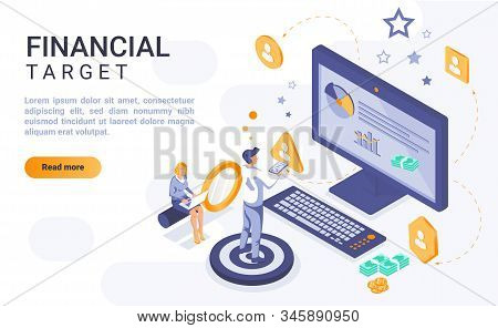 Financial Target Vector & Photo (Free Trial) | Bigstock