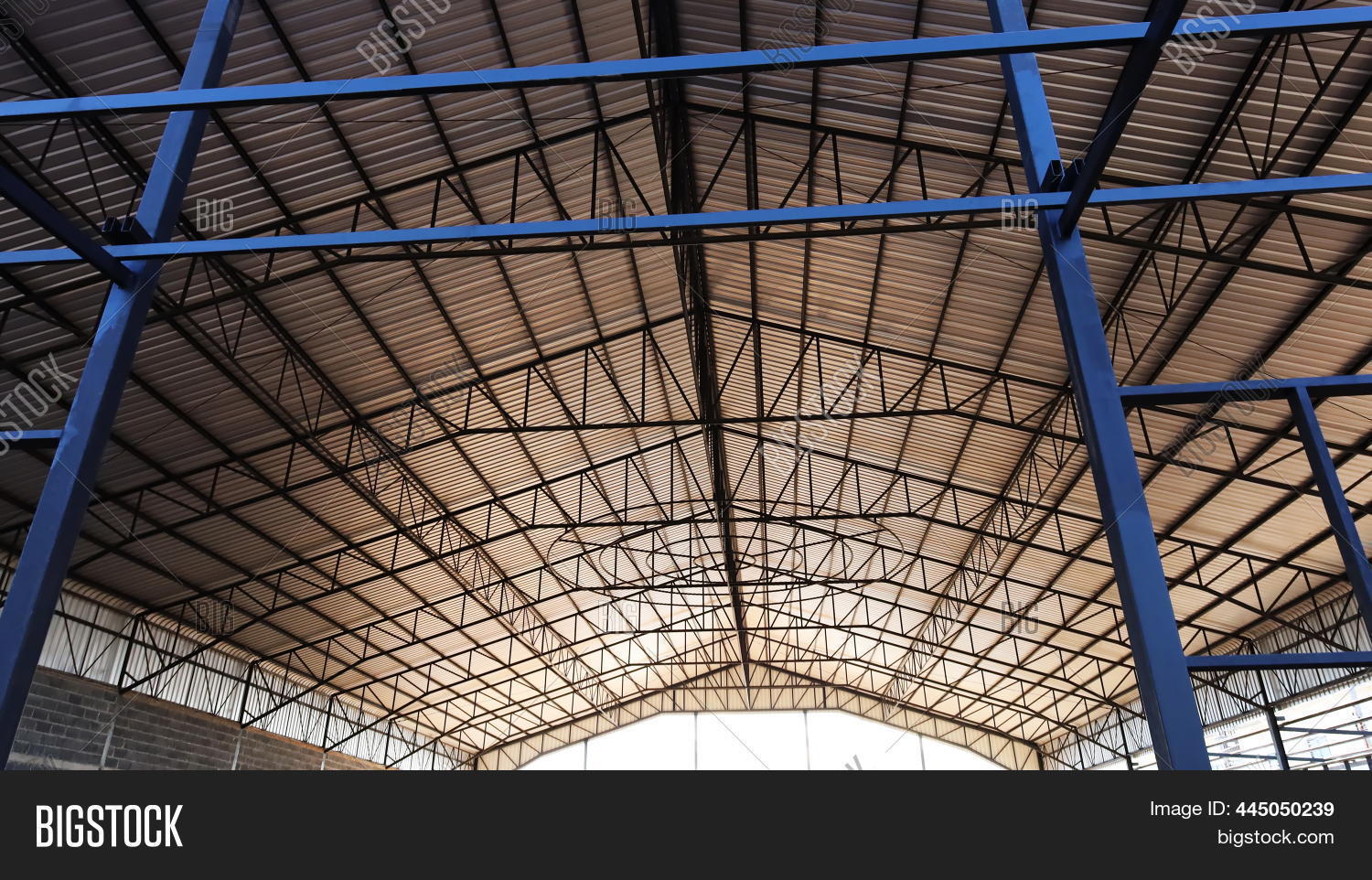 Steel Columns Building Image & Photo (Free Trial) | Bigstock