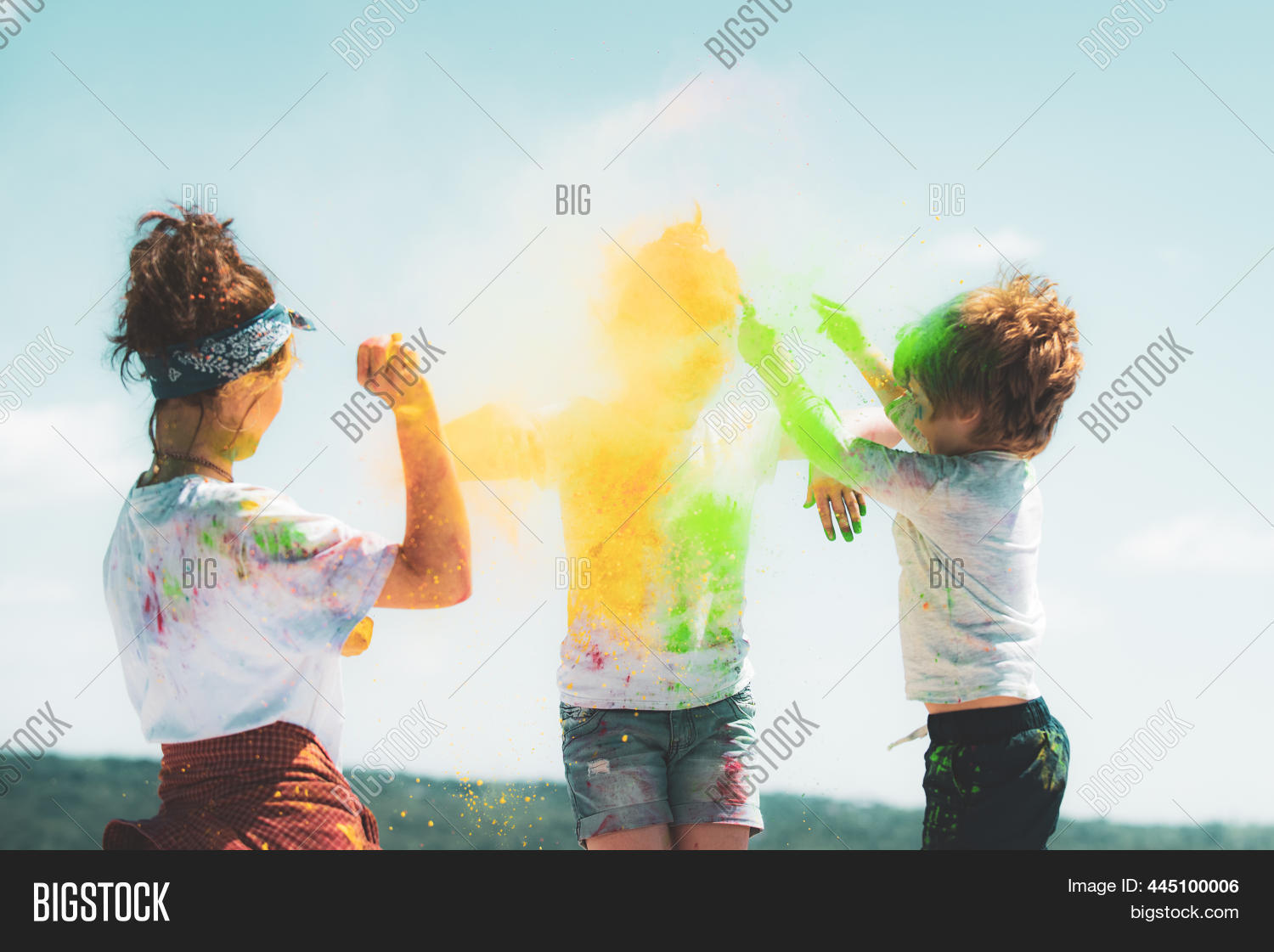 Kids Playing Colours, Image & Photo (Free Trial) | Bigstock