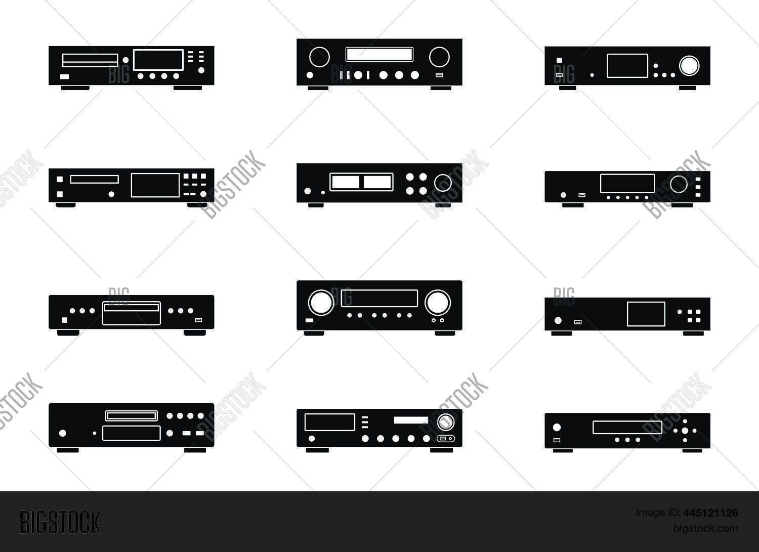 Audio Equipment Icon Vector & Photo (Free Trial) | Bigstock