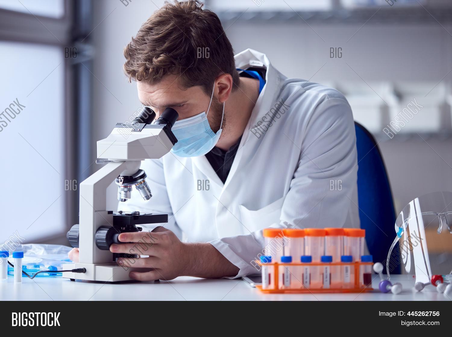 Male Lab Worker Image & Photo (Free Trial) | Bigstock