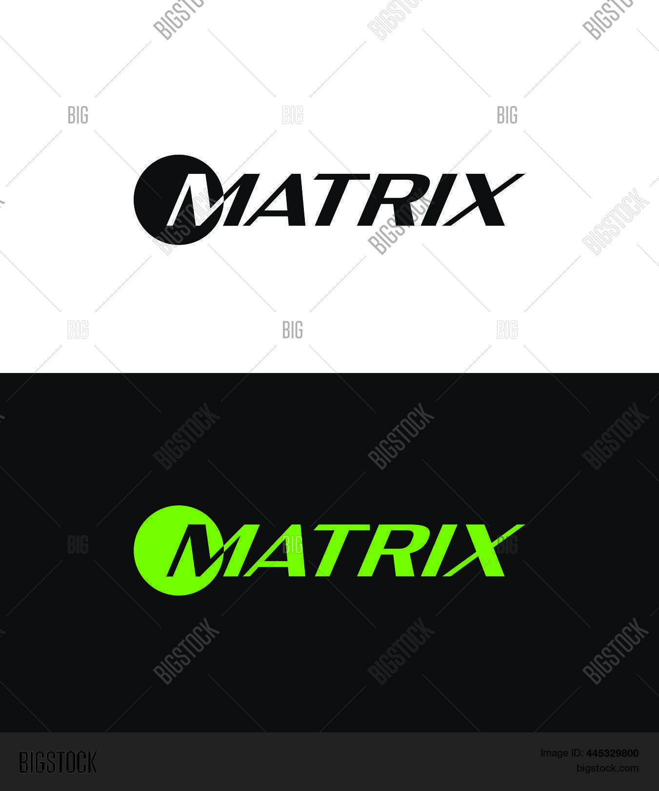 Matrix Typography Vector & Photo (Free Trial) | Bigstock