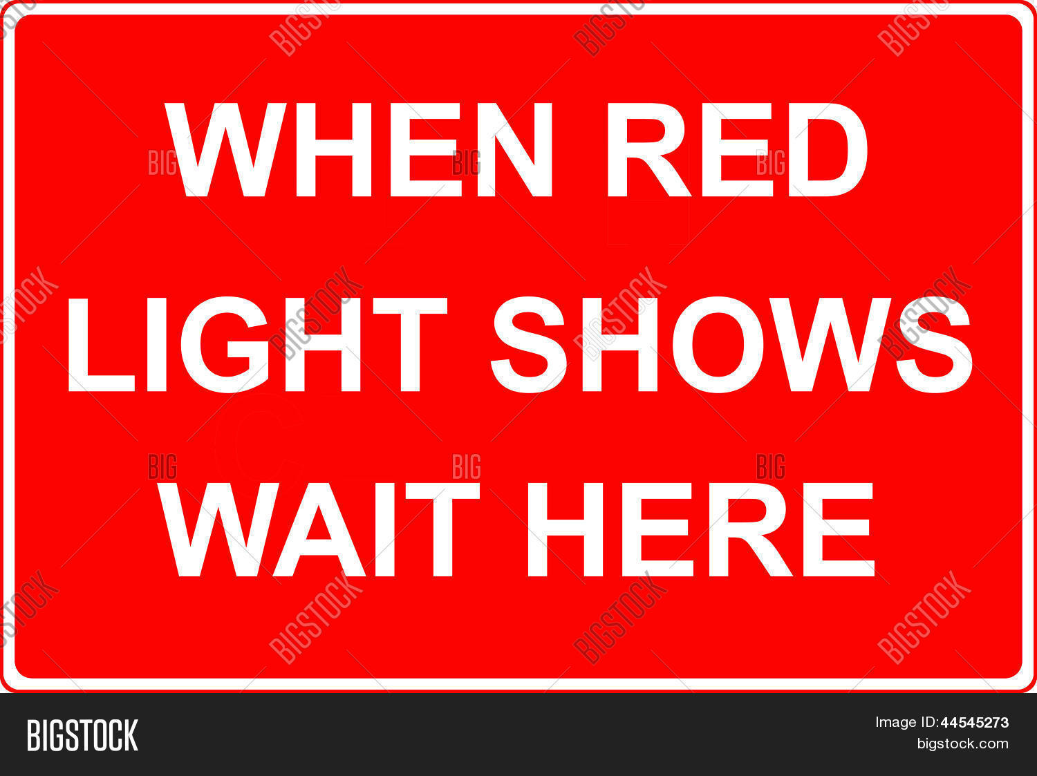 When Red Light Shows Image & Photo (Free Trial) | Bigstock