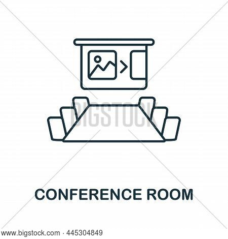Conference Room Icon Vector & Photo (Free Trial) | Bigstock