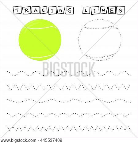 Tracing Lines Game Vector & Photo (Free Trial) | Bigstock