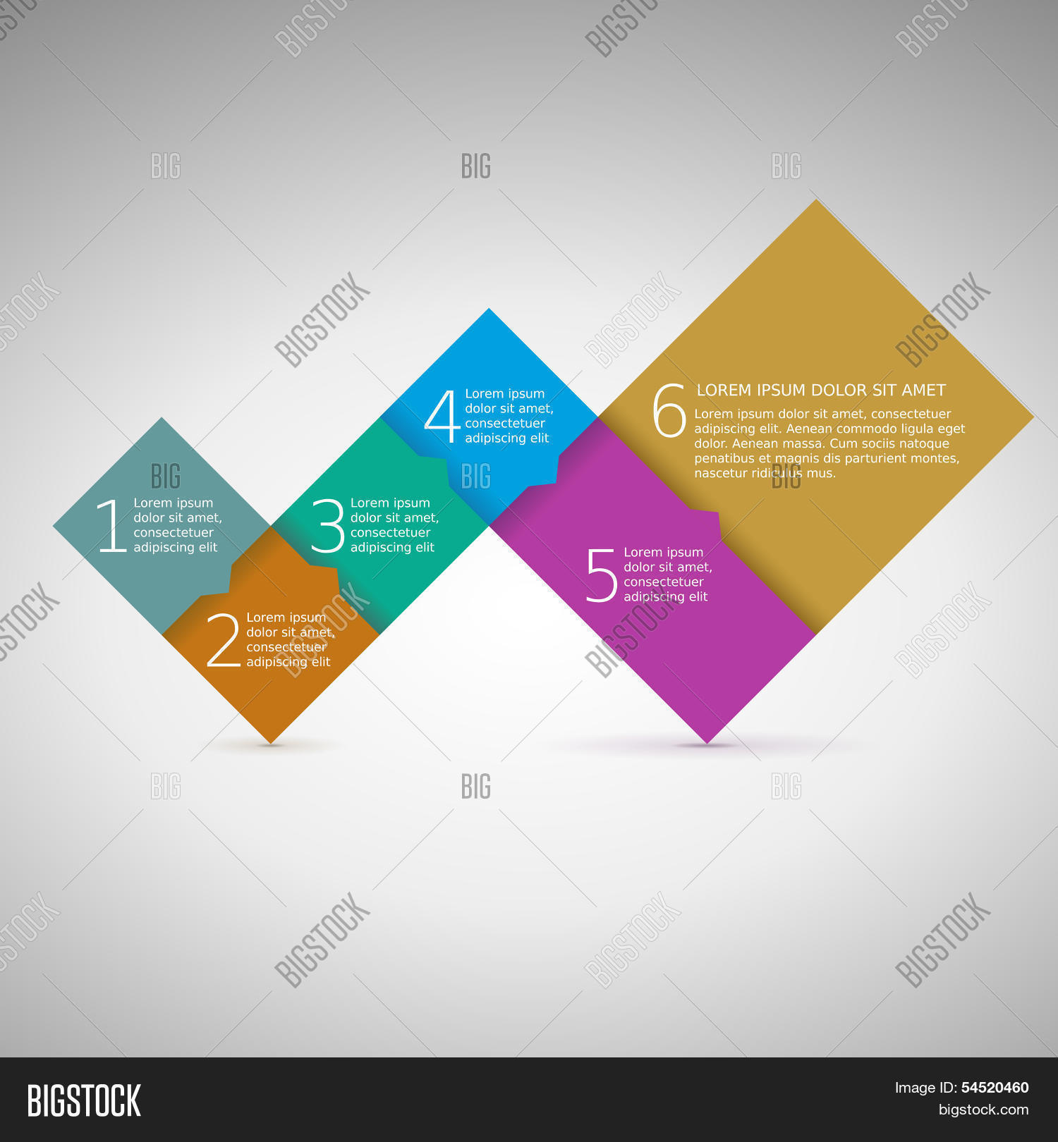 Progress Steps Your Vector & Photo (Free Trial) | Bigstock