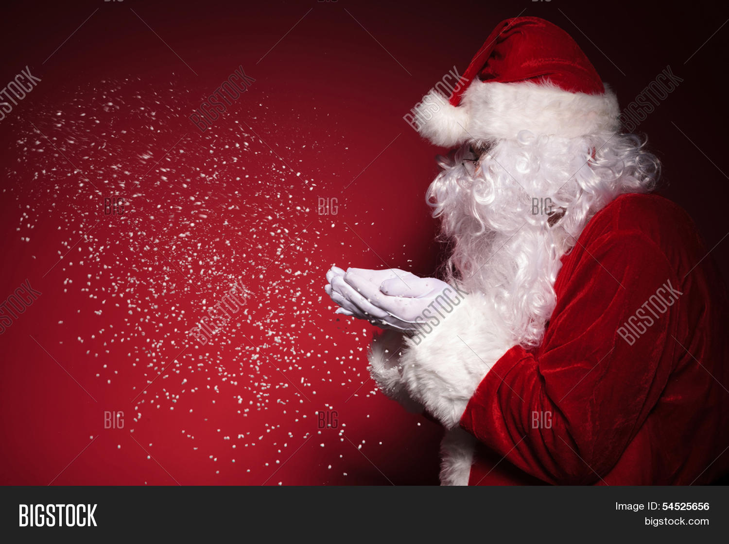 Side View Santa Claus Image & Photo (Free Trial) | Bigstock