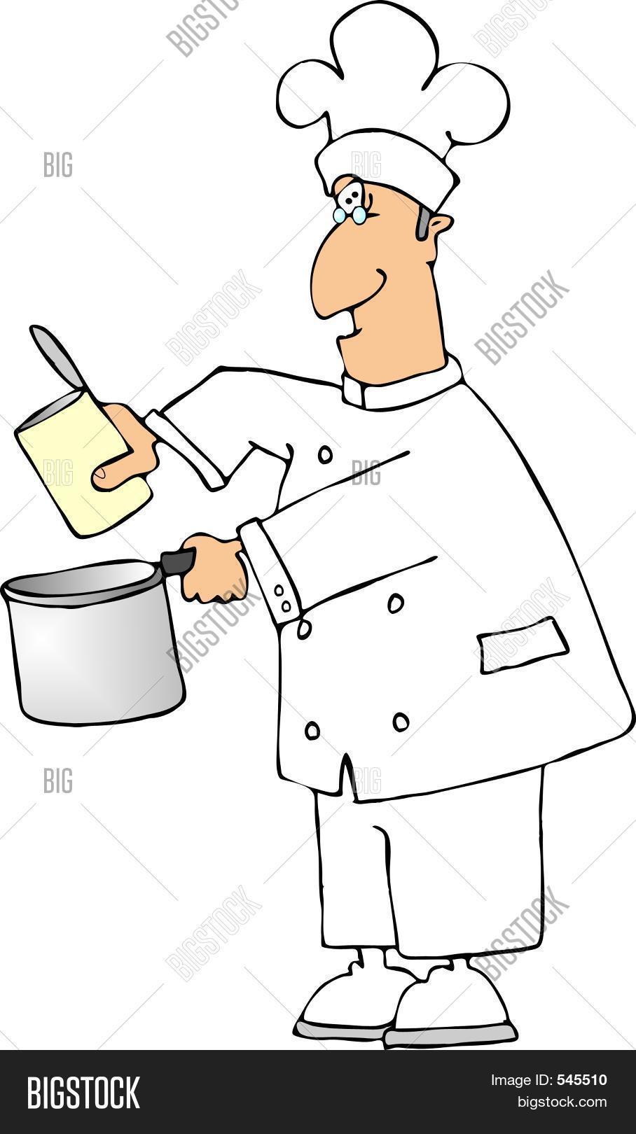 Chef Adding Image & Photo (Free Trial) | Bigstock