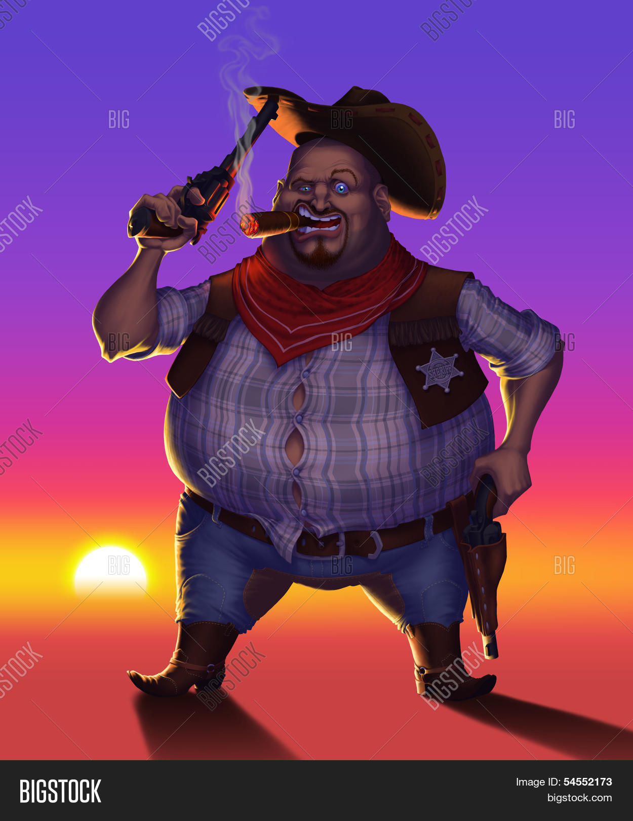 Sheriff Cigar Two Image & Photo (Free Trial) | Bigstock