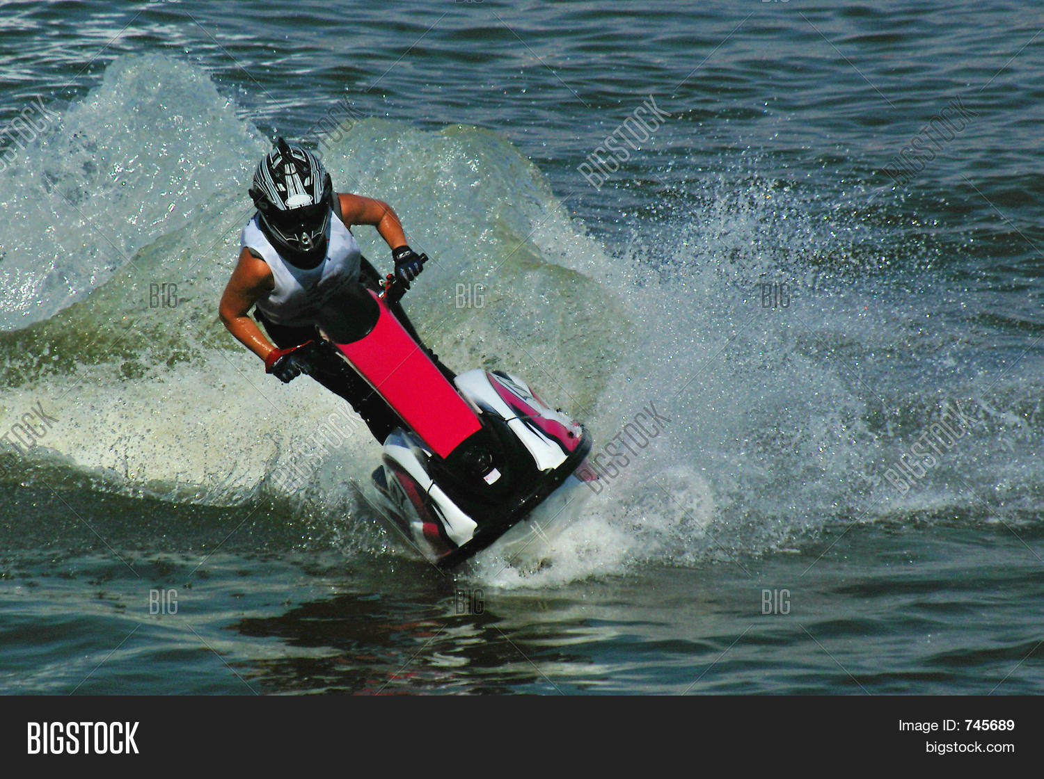 Riding Jetski Water Image & Photo (Free Trial) | Bigstock