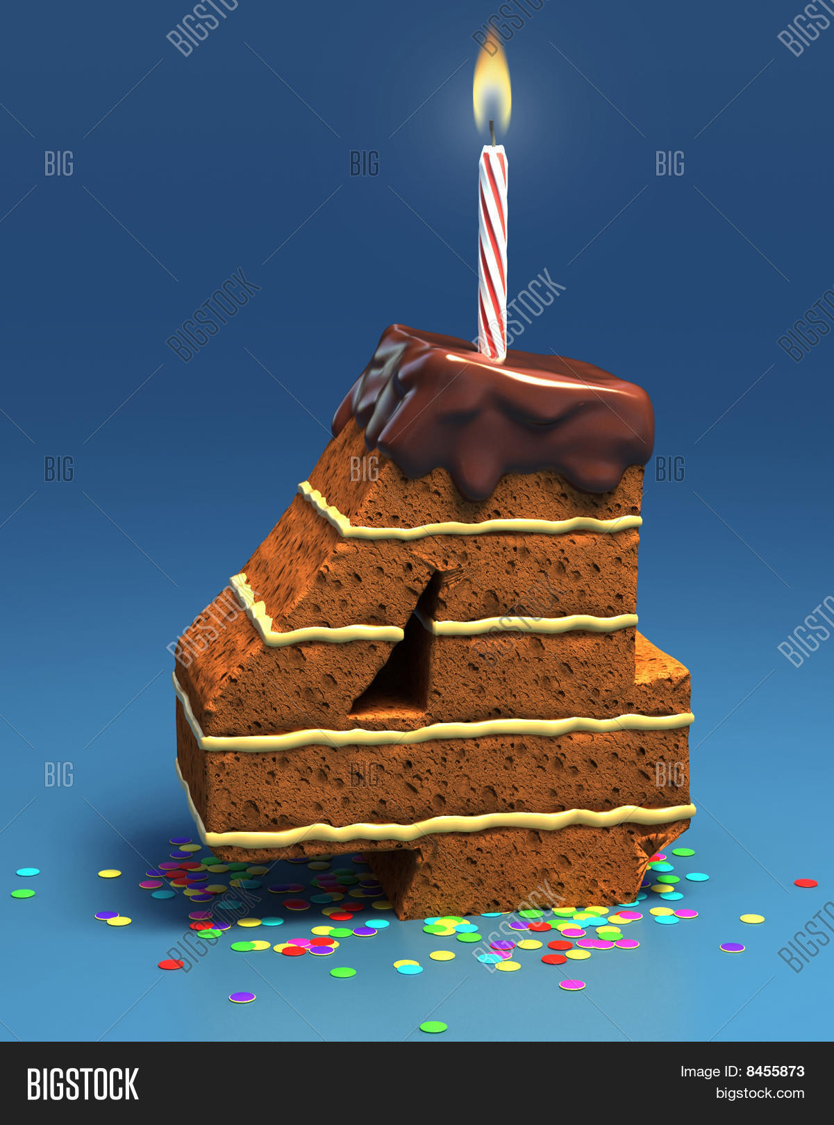 Number Four Shaped Image & Photo (Free Trial) | Bigstock