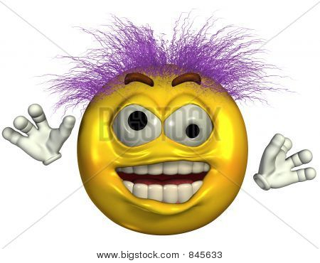 Wild Crazy Emoticon Image & Photo (Free Trial) | Bigstock