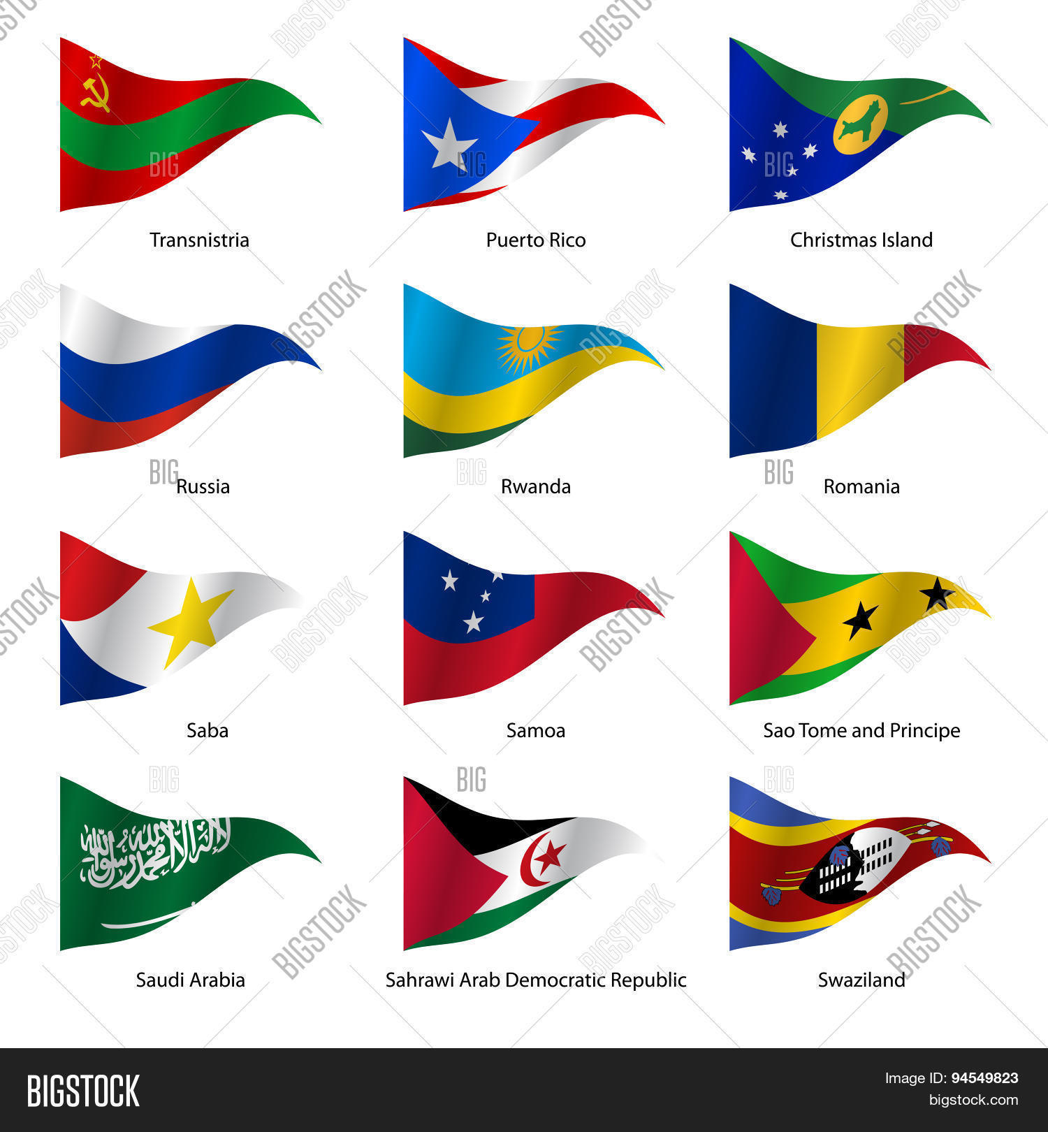 Set Flags World Vector & Photo (Free Trial) | Bigstock