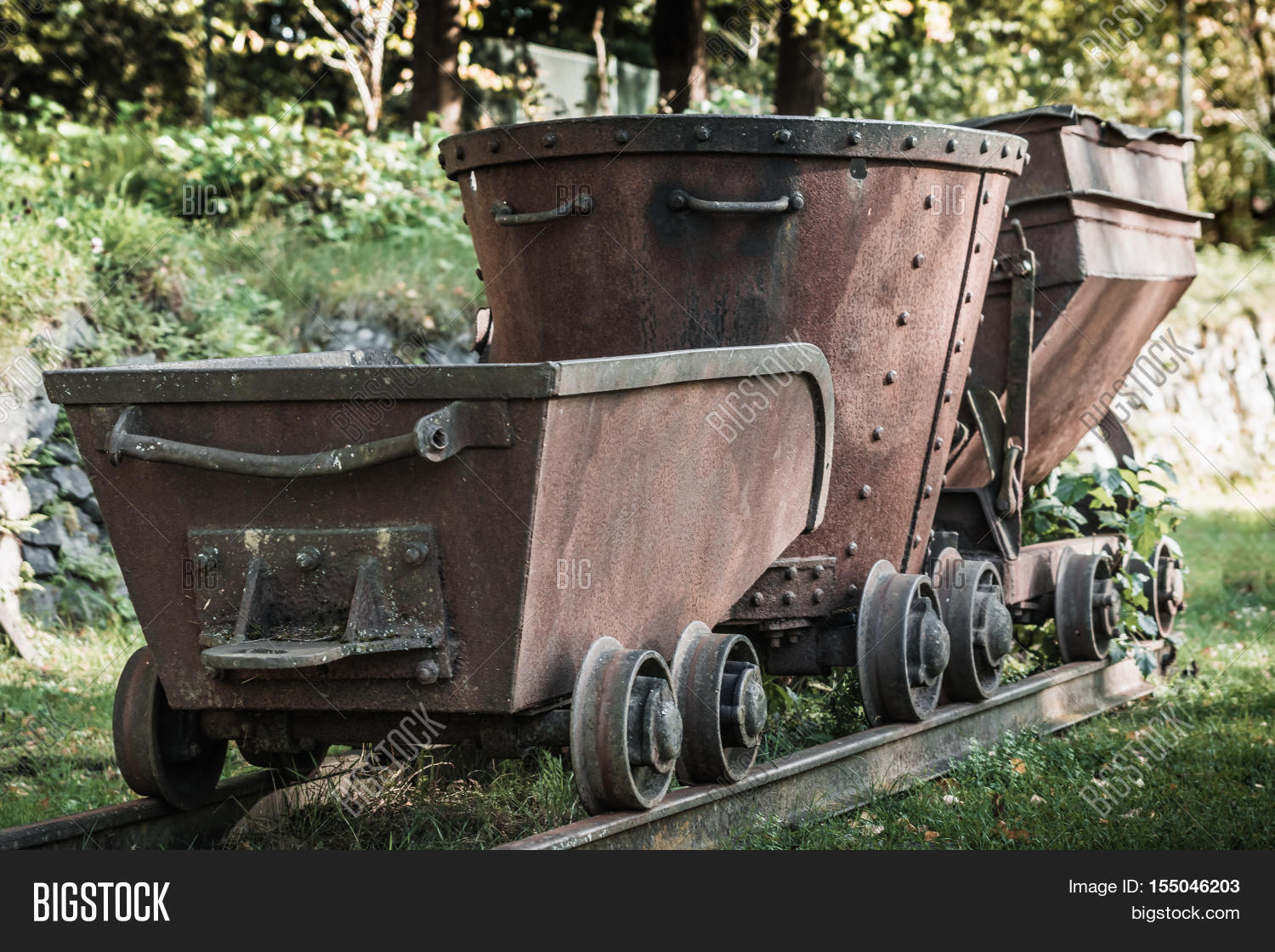 Very Old Mining Train Image & Photo (Free Trial) | Bigstock