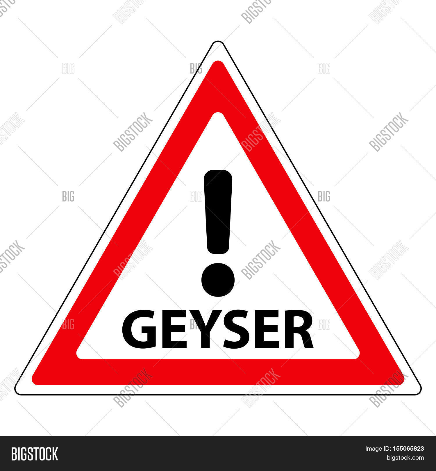 Road Sign Geyser Sign Vector & Photo (Free Trial) | Bigstock