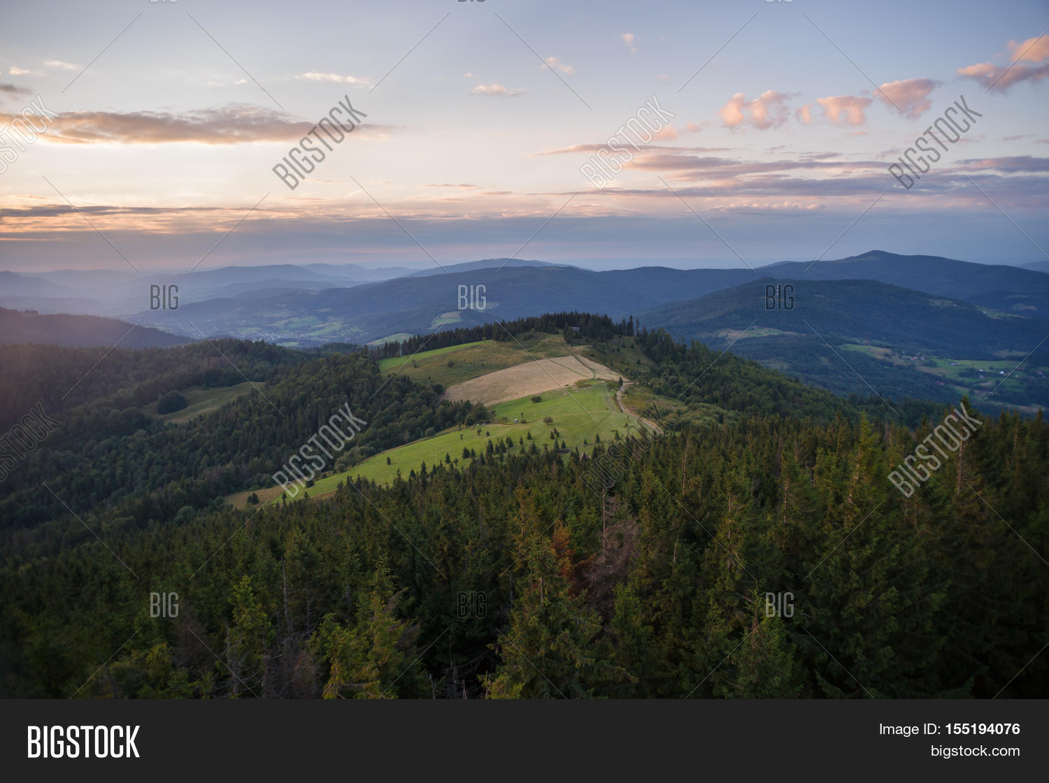 Gorce Mountains Dusk. Image & Photo (Free Trial) | Bigstock