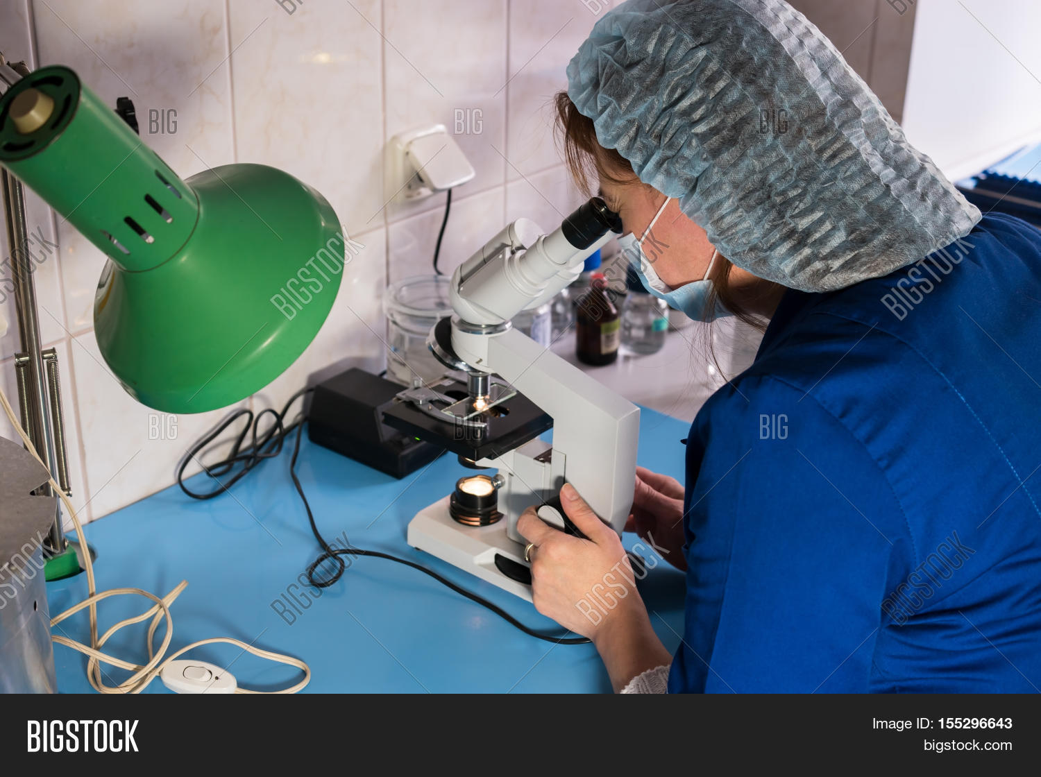 Woman Looking Into Image & Photo (Free Trial) | Bigstock