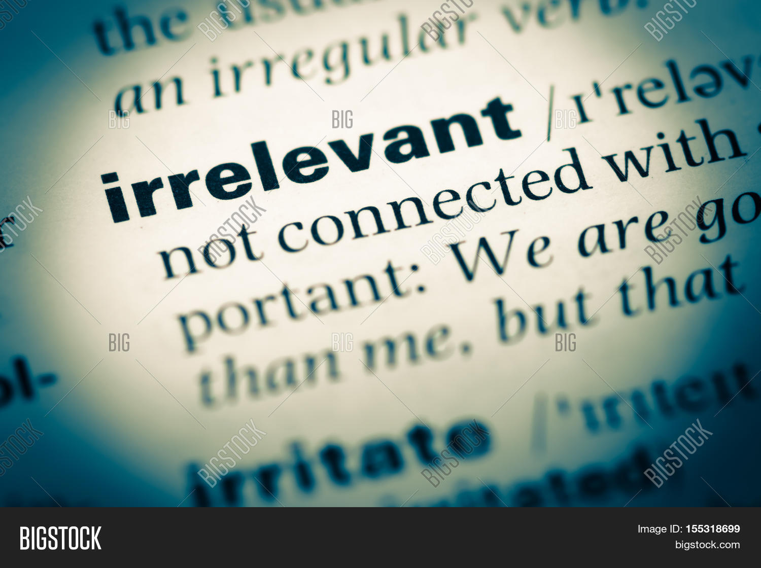 Irrelevant Definition