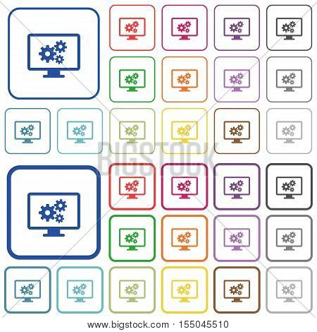 Screen Settings Color Vector & Photo (Free Trial) | Bigstock