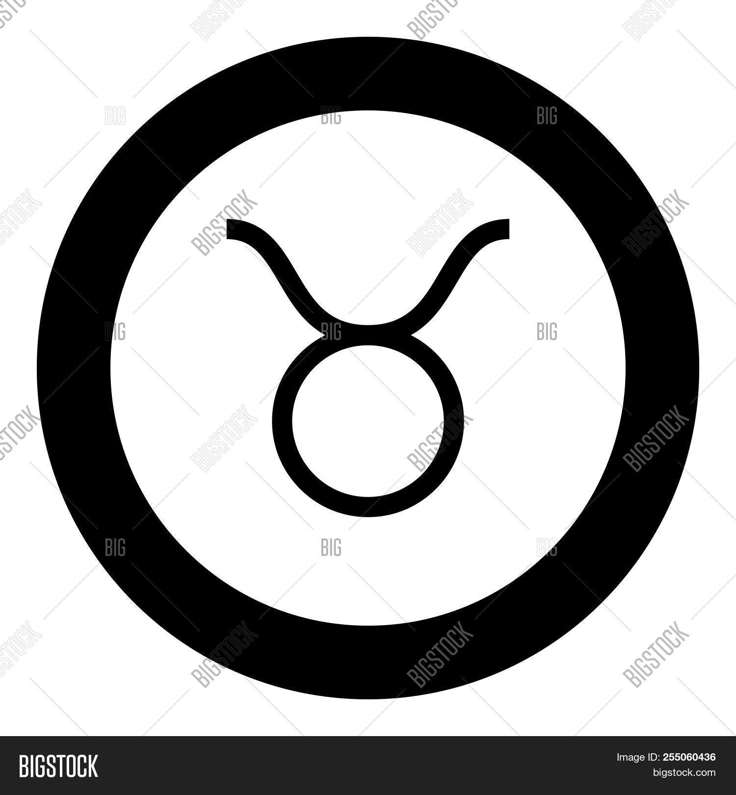 Taurus Symbol Icon Vector & Photo (Free Trial) | Bigstock