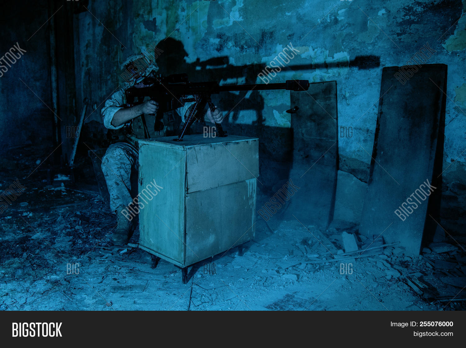 Army Sniper Firing 50 Image & Photo (Free Trial) | Bigstock