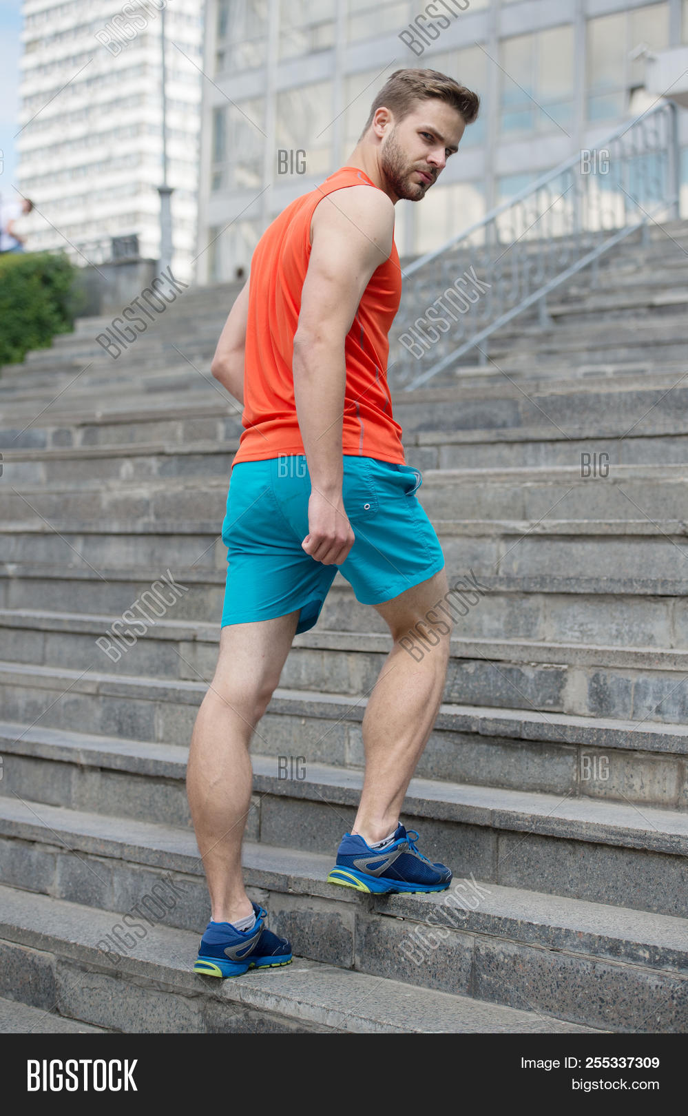 Man Motion On Stairs Image & Photo (Free Trial) | Bigstock