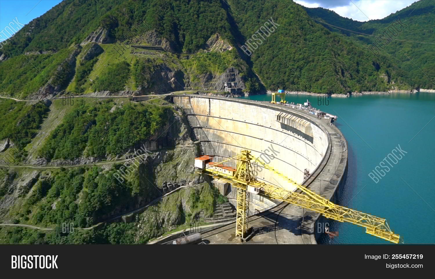 Beautiful Blue Lake On Image & Photo (Free Trial) | Bigstock