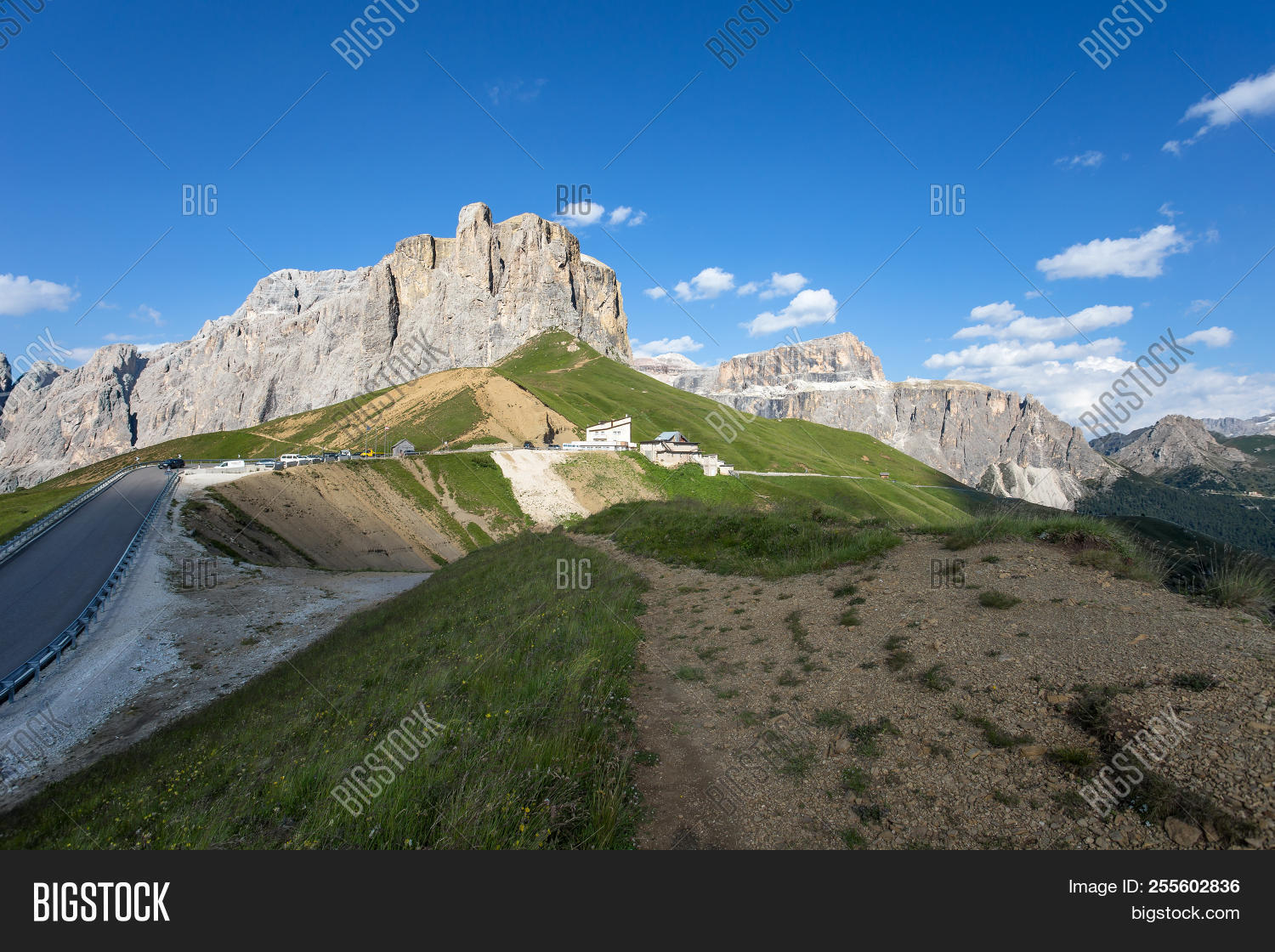 Sella Group Near Passo Image & Photo (Free Trial) | Bigstock
