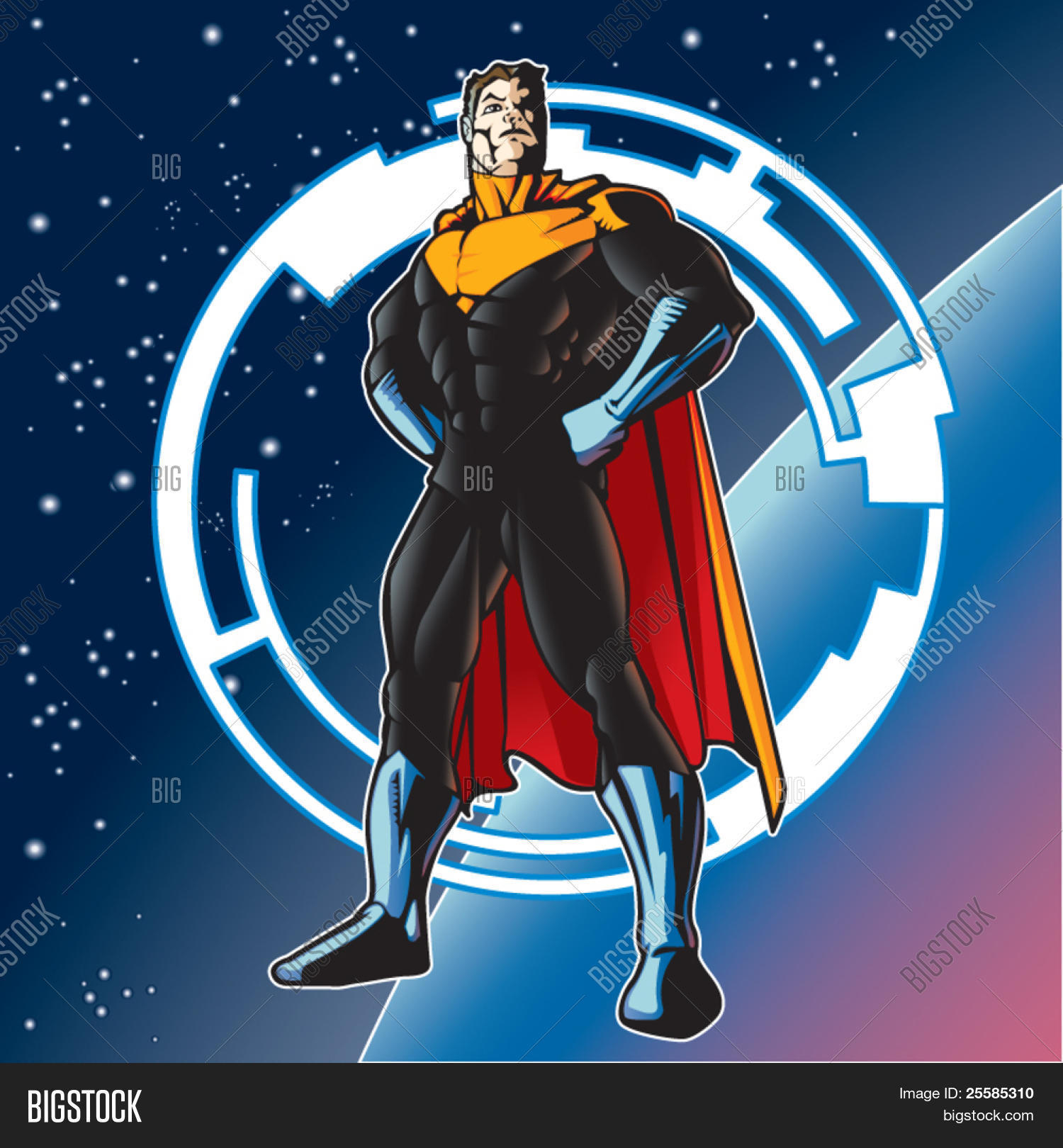Super Hero Cape Above Vector & Photo (Free Trial) | Bigstock