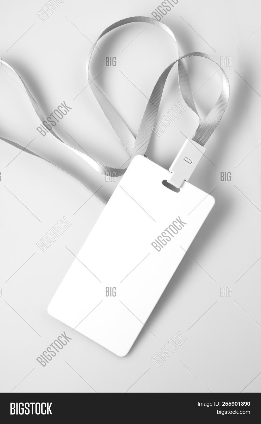 Blank White Lanyard Image & Photo (Free Trial) | Bigstock