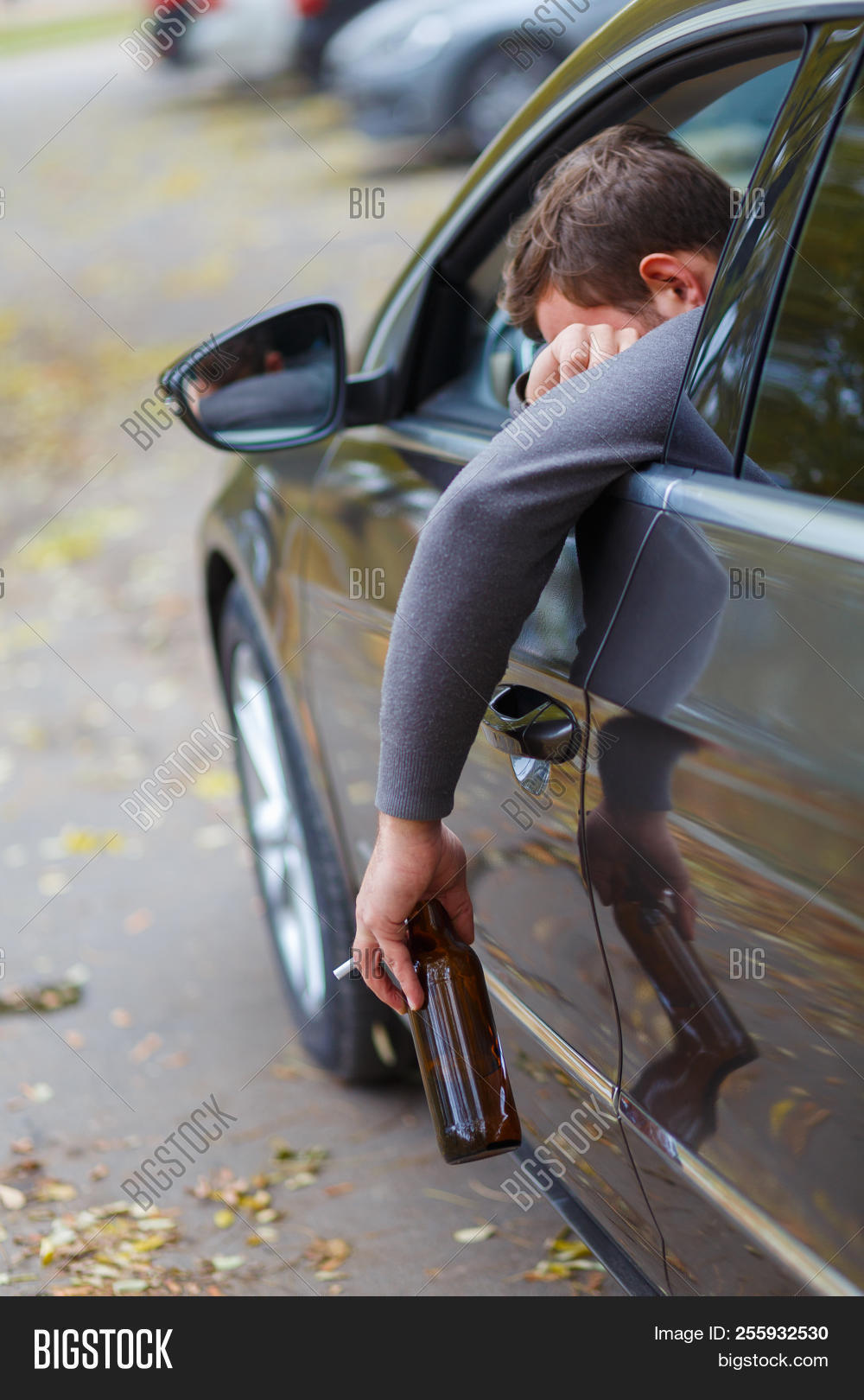 Tipsy Man Car.young Image & Photo (Free Trial) | Bigstock