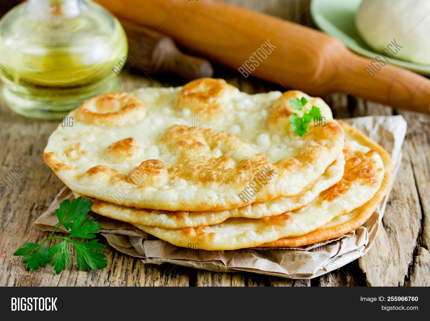 Imagen y foto Fried Flatbread (prueba gratis) | Bigstock