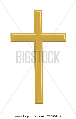 Simple Gold Cross Image & Photo (Free Trial) | Bigstock