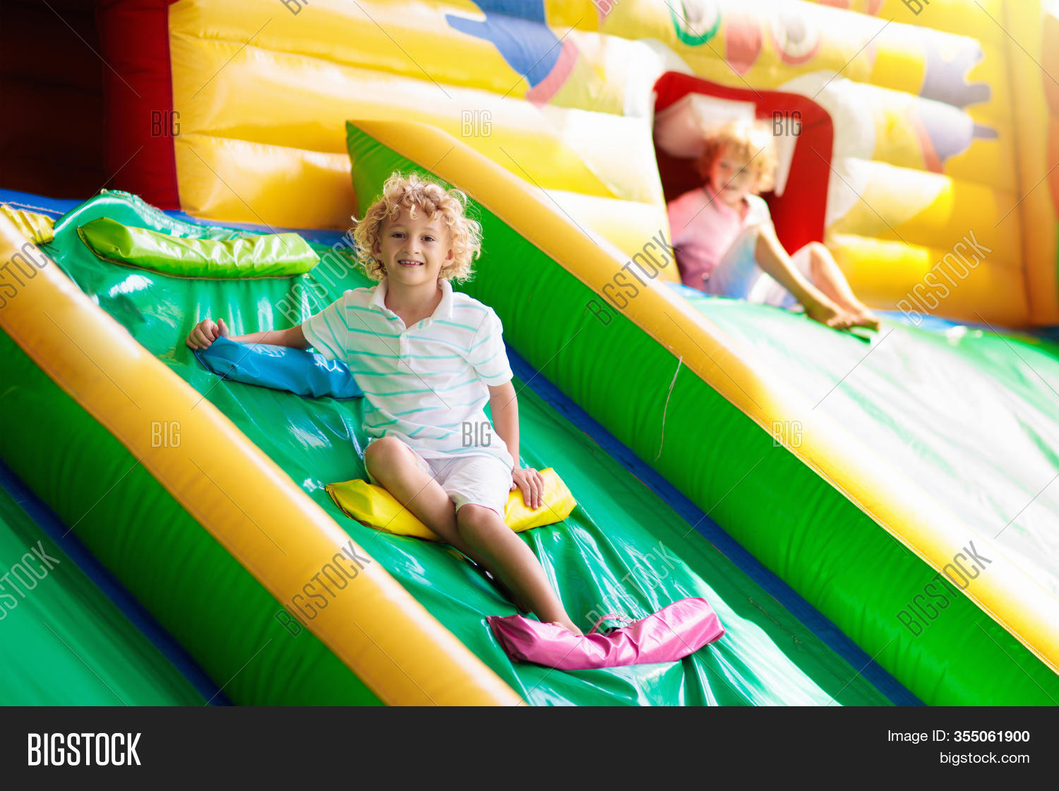 Child Jumping On Image & Photo (Free Trial) | Bigstock