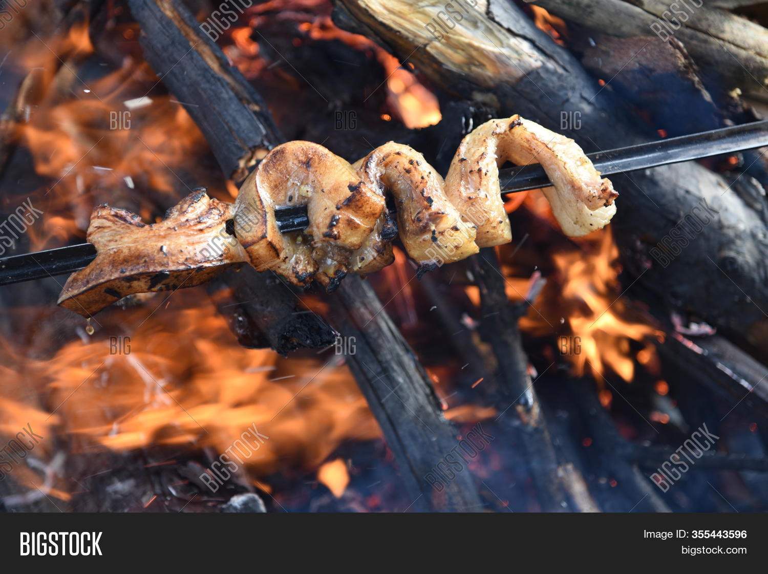 Grilled Meat Lard On Image & Photo (Free Trial) | Bigstock