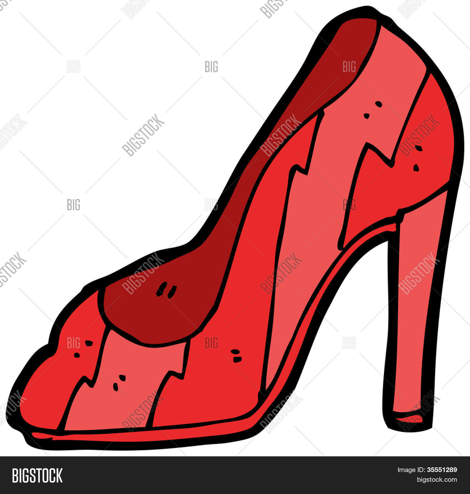 High Heel Shoe Cartoon Image & Photo (Free Trial) | Bigstock