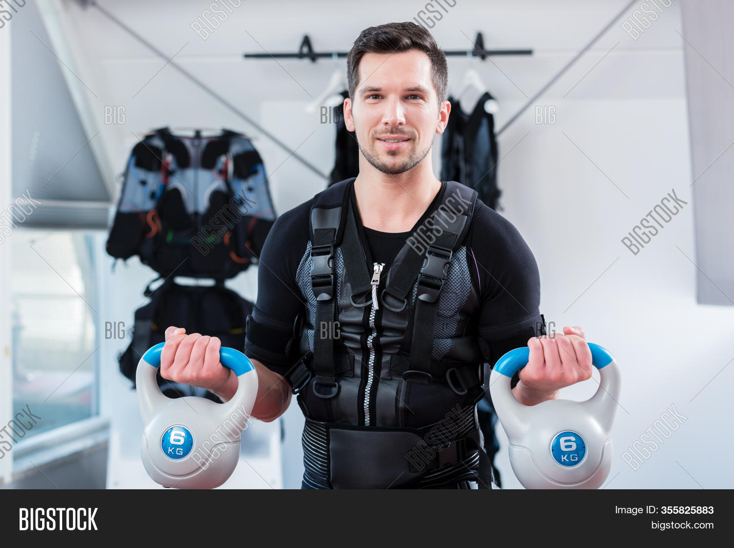 Strong Man Ems Gym Image & Photo (Free Trial) | Bigstock