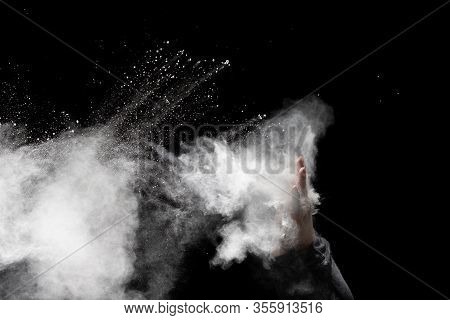 Hand Throwing Powder Image & Photo (Free Trial) | Bigstock