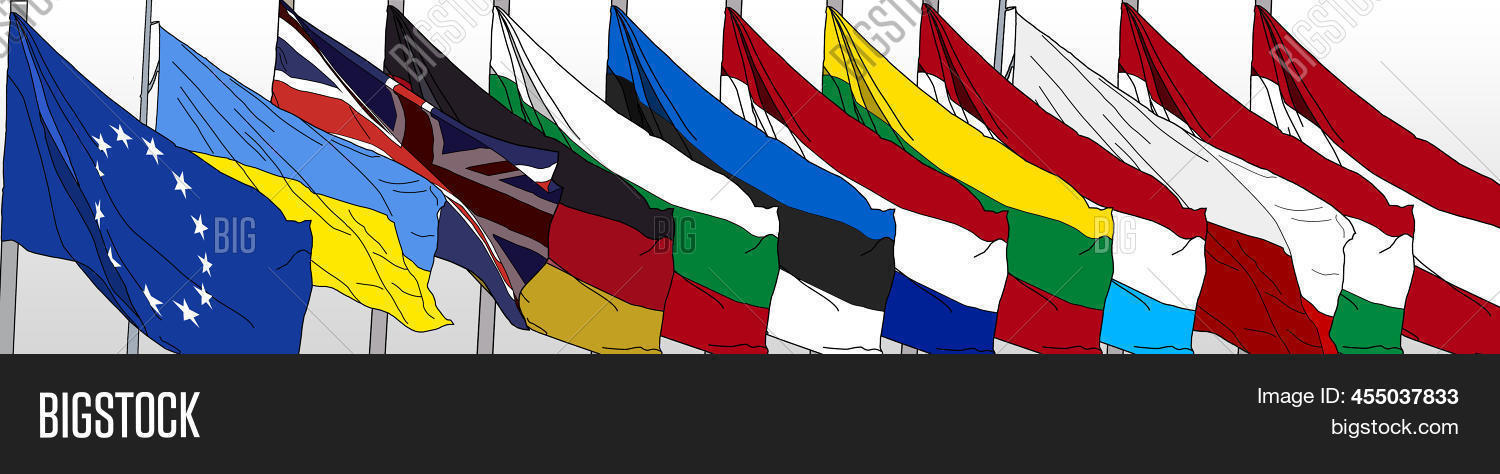 Flags World On Cloud Image & Photo (Free Trial) | Bigstock