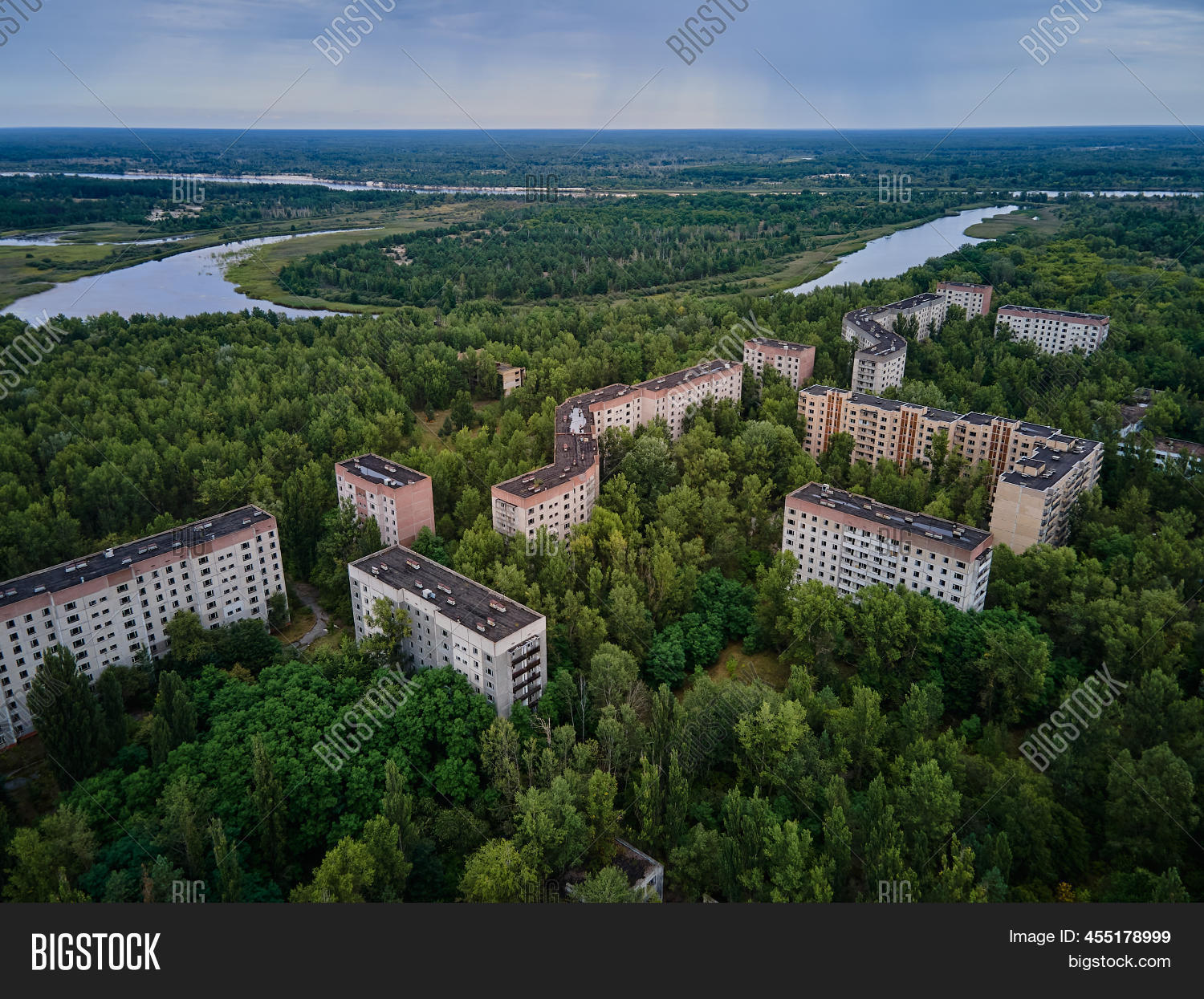 Aerial View Chernobyl Image & Photo (Free Trial) | Bigstock