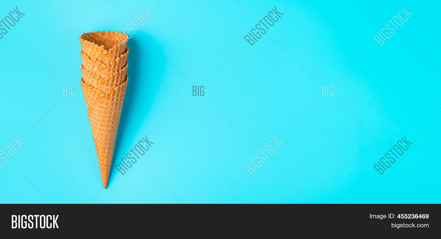 Stack Waffle Ice Cream Image & Photo (Free Trial) | Bigstock