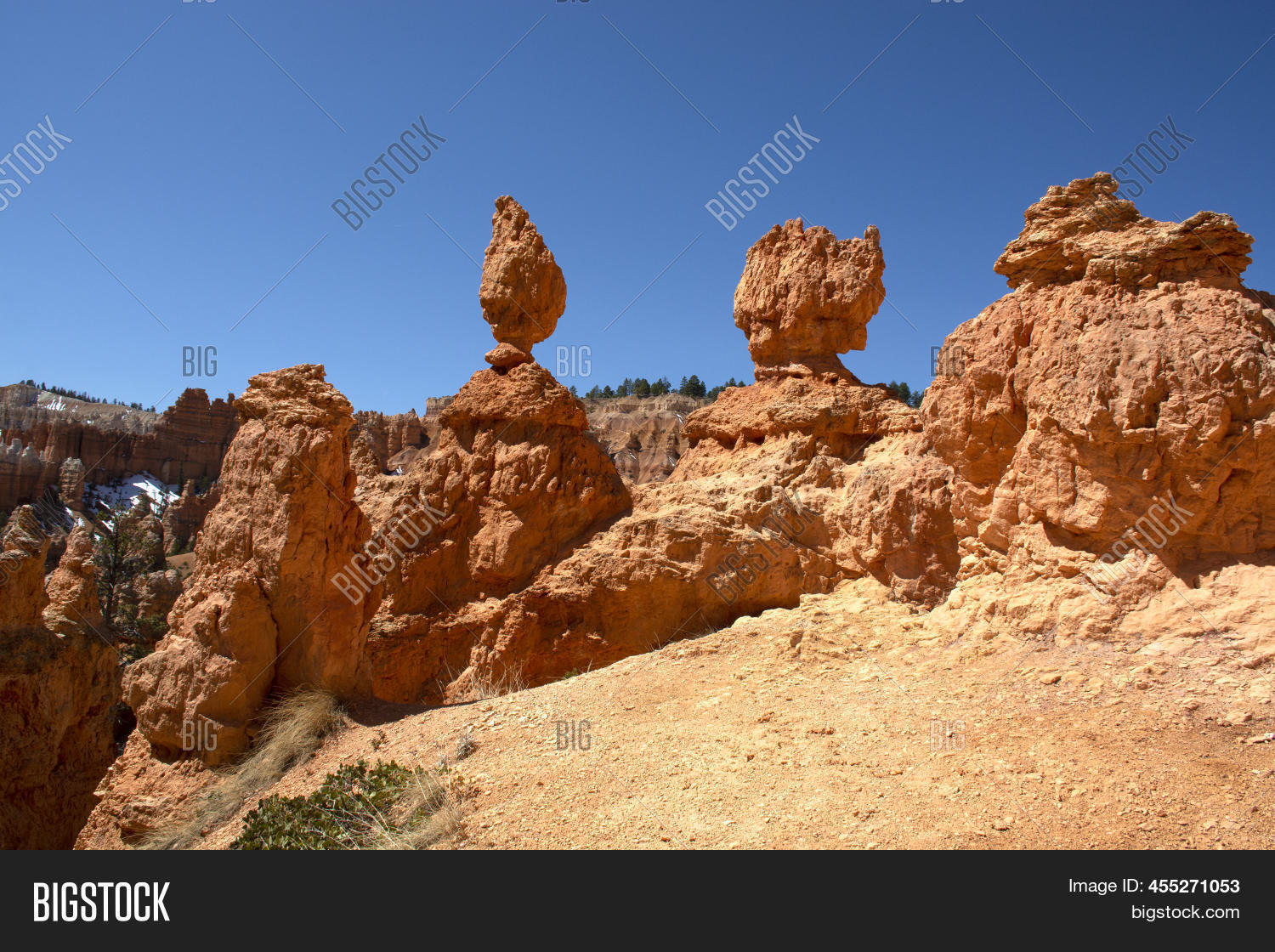 Hoodoos Rock Image & Photo (Free Trial) | Bigstock
