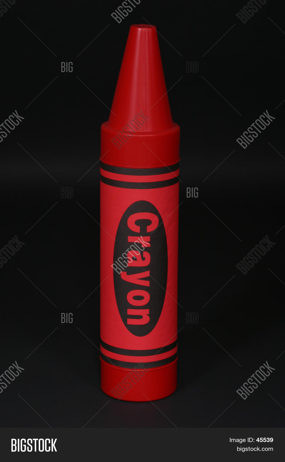 Big Red Crayon Image & Photo | Bigstock