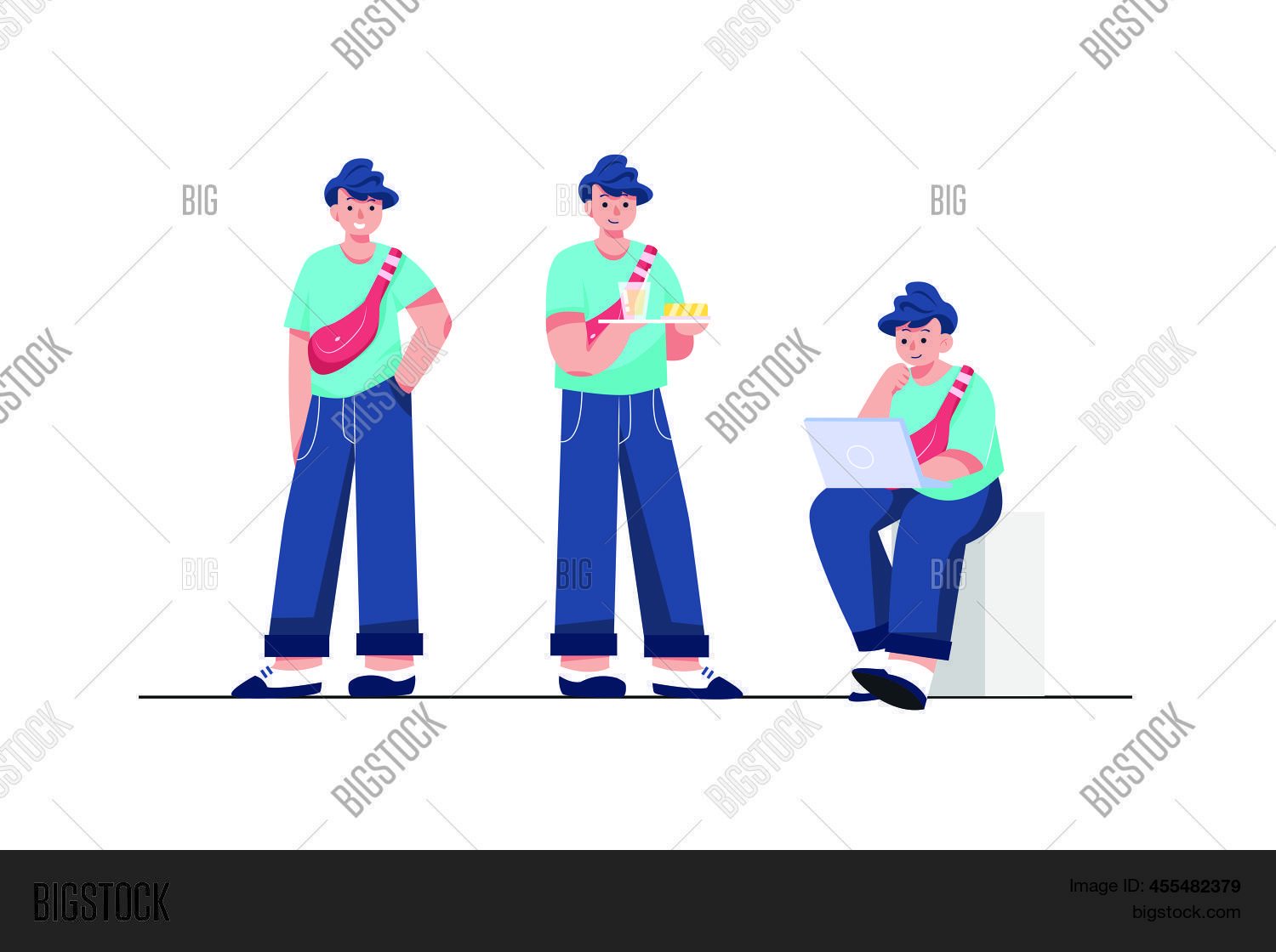 Character Poses Vector & Photo (Free Trial) | Bigstock