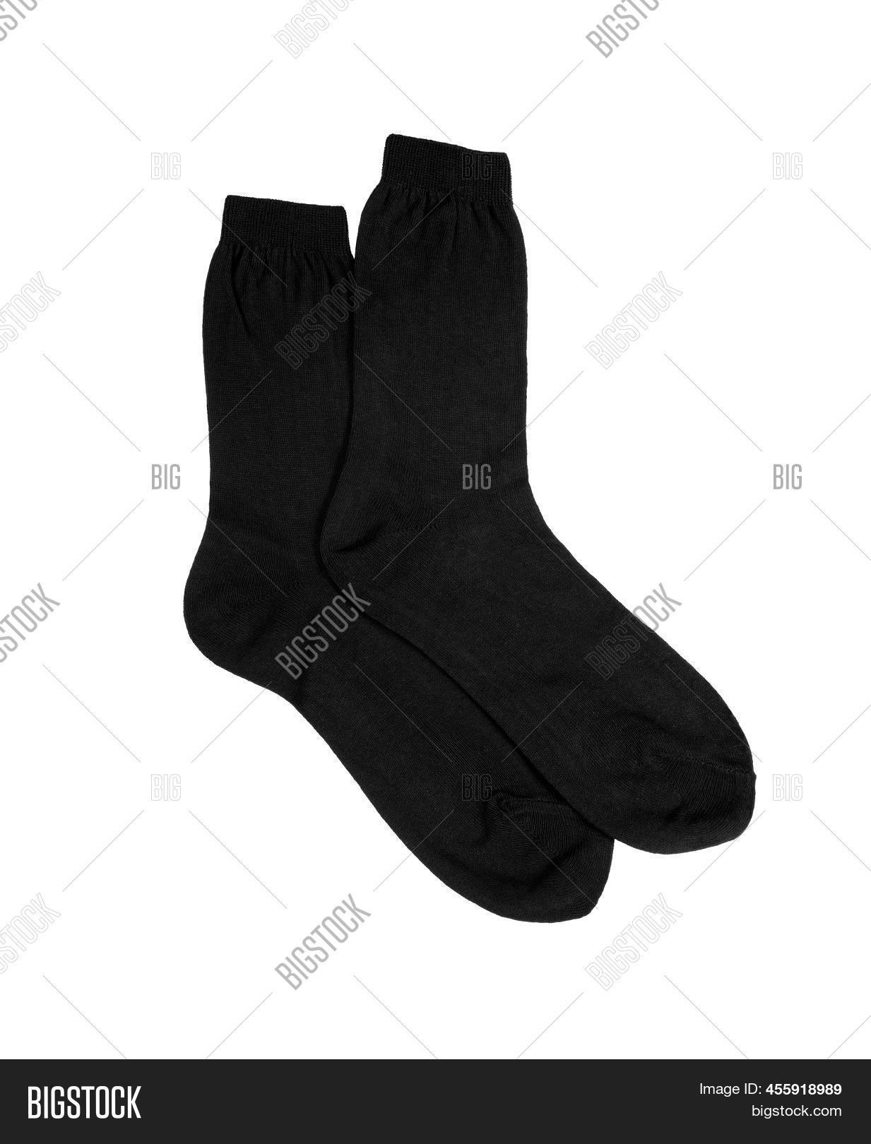 Black Socks On White Image & Photo (Free Trial) | Bigstock