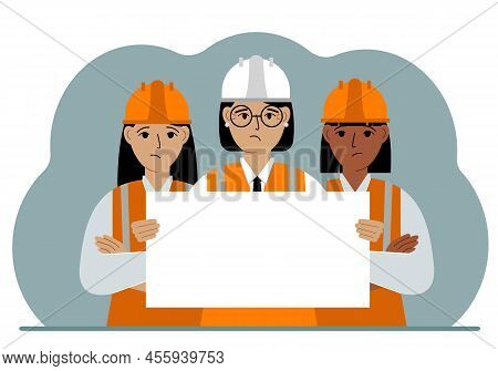 Woman Engineer Team Vector & Photo (Free Trial) | Bigstock