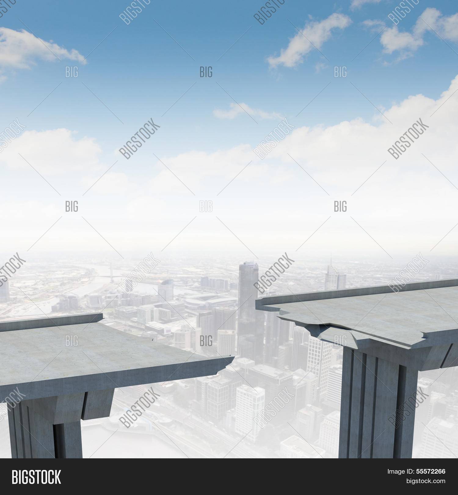 Gap Concrete Bridge Ad Image & Photo (Free Trial) | Bigstock